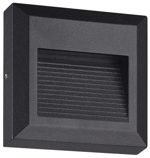 LED vnější nástěnné osvětlení Afi 3000K černé