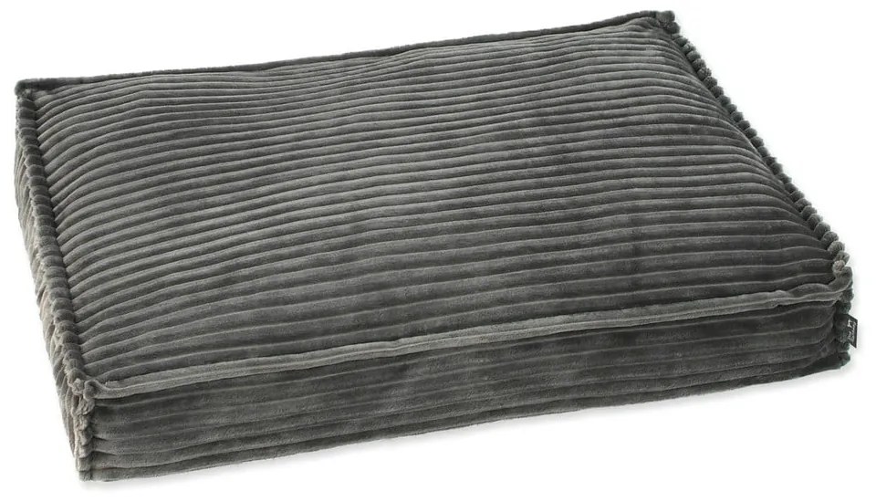 Tmavě šedá matrace pro psa 80x50 cm Dog Fantasy Stripe – Plaček Pet Products