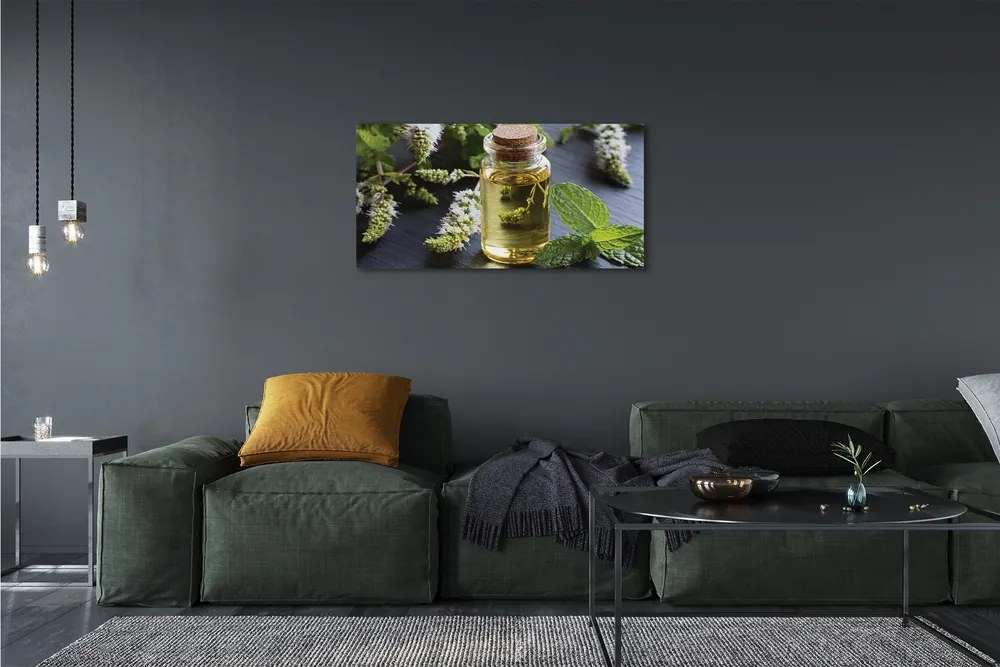 Obrazy na plátně Čaj Mint 120x60 cm
