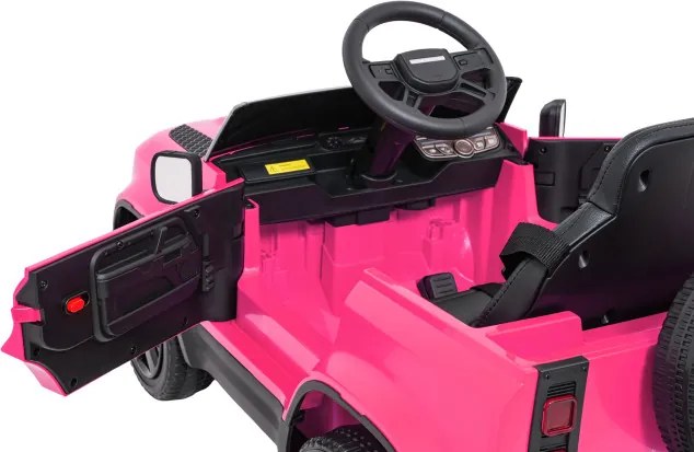 Elektrické autíčko Land Rover Defender růžové
