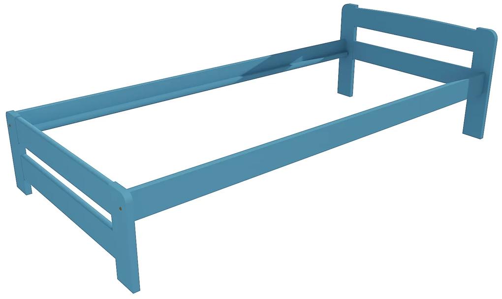 Vomaks Jednolůžková postel VMK009B Rozměr: 100 x 200 cm, Barva: barva modrá