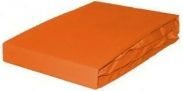 Napínací prostěradlo Jersey 180x200 cm (Barva: Světle oranžová)