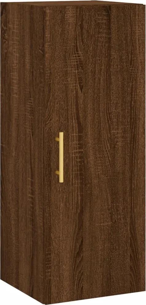 vidaXL Skříň highboard 34,5 x 34 x 180 cm kompozitní dřevo [3198778] Barva: bílá s vysokým leskem