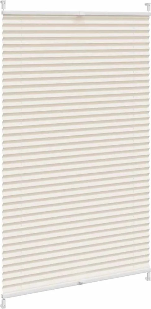 Plisované žaluzie / rolety Plisse 90 x 150 cm - krémové 240639