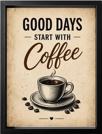 But first coffee - obraz - Nejprve káva, pak všechno ostatní 02 - 70 x 100 cm - 1 149 Kč