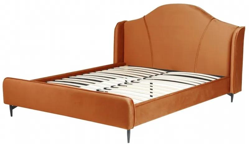 Čalouněná postel Sunrest 160x200 měděná