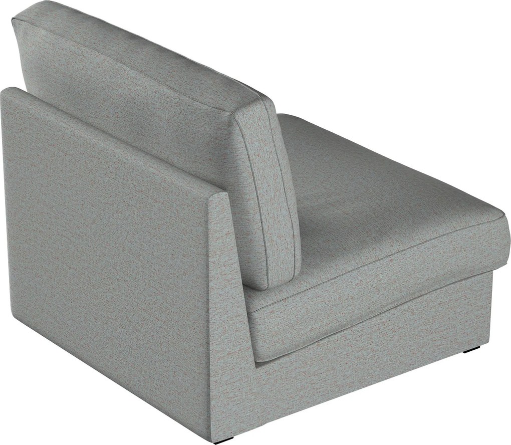 Potah na neskládací křeslo IKEA Kivik barva modrá látka pletený vzor