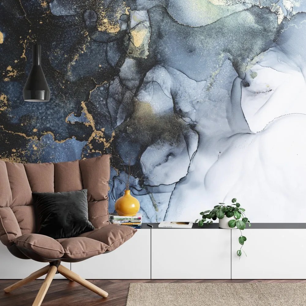 Fototapeta Marble Ink Abstract Art From Exquisite Original Painting For Abstract Background . Painting Was Painted Pattern Of Ombre Alcohol Ink . Hladký vinyl 416x254