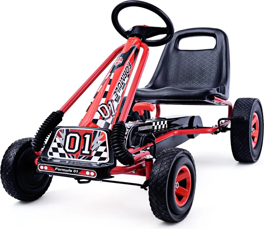 Costway Pedál Gokart Racing Dětské auto Pedál vozidla Pedál Auto
