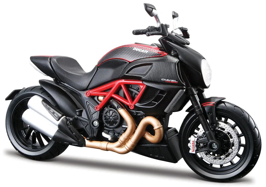 Maisto - Stavebnice - Motocykl Ducati Diavel Carbon, 1:12