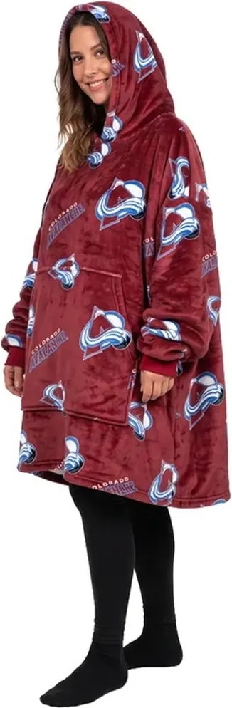 Mikinová televizní deka NHL Colorado Avalanche - vel. M
