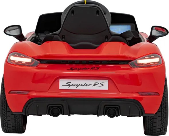 Elektrické autíčko Porsche Spyder RS 718 MP4 červené