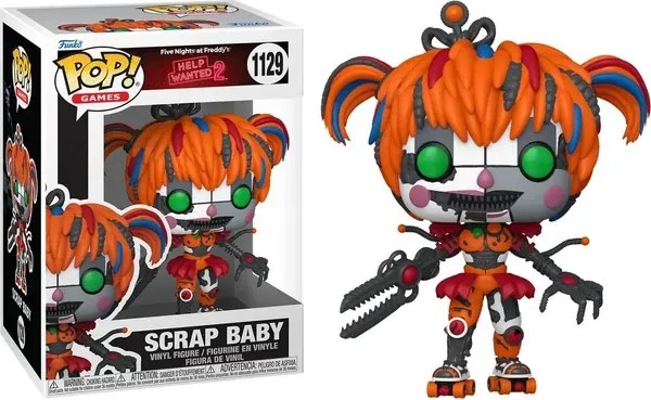 Funko POP! #1129 Games: FNAF HW2- Scrap Baby