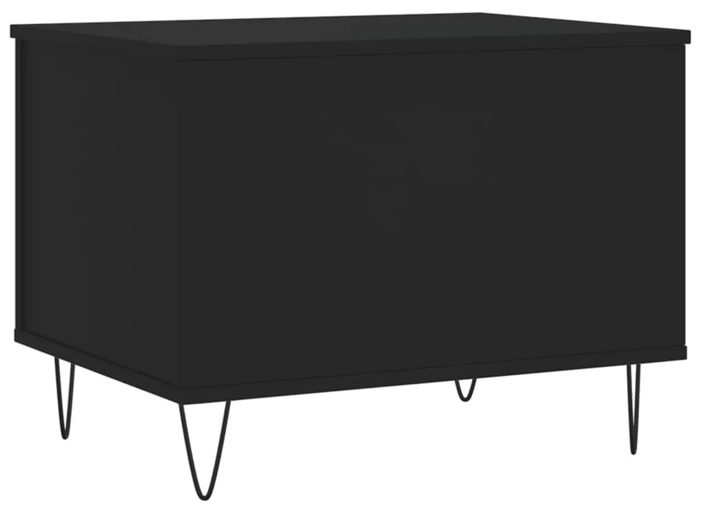 Konferenční stolek černý 60x44,5x45 cm kompozitní dřevo - Default Title