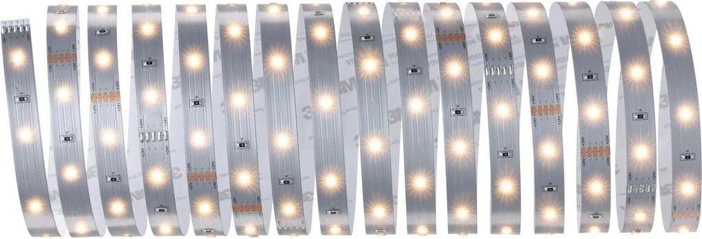 Paulmann MaxLED 250 pásek teplá bílá 2700K, IP20, 20W 230/24V, stříbrná, 5 m