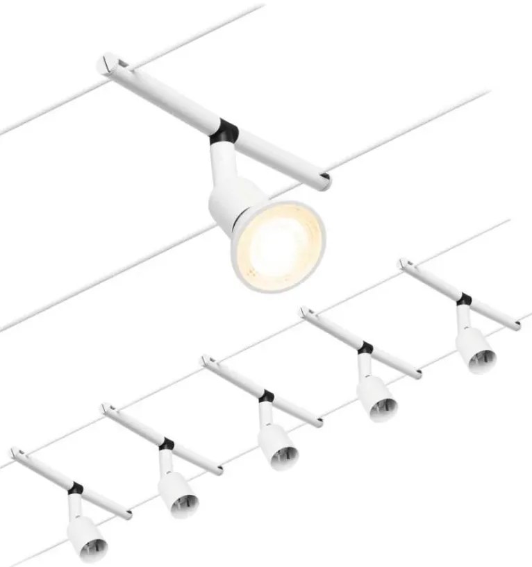 Paulmann 94458 - SADA 5xGU5,3/10W Bodové svítidlo SALT 230V bílá