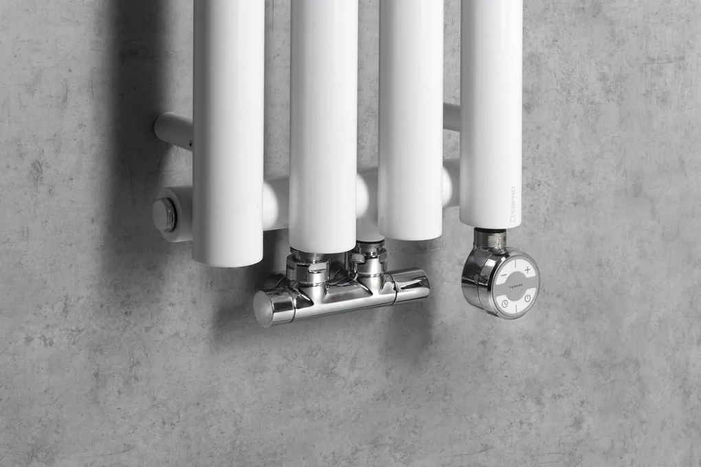 Sapho Pilon otopné těleso 270 x 1800 mm se čtyřmi háčky pro ručník bílá mat IZ121T
