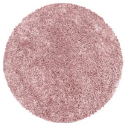 Hans Home | Kusový koberec Sydney Shaggy 3000 rose kruh - 200x200 (průměr) kruh