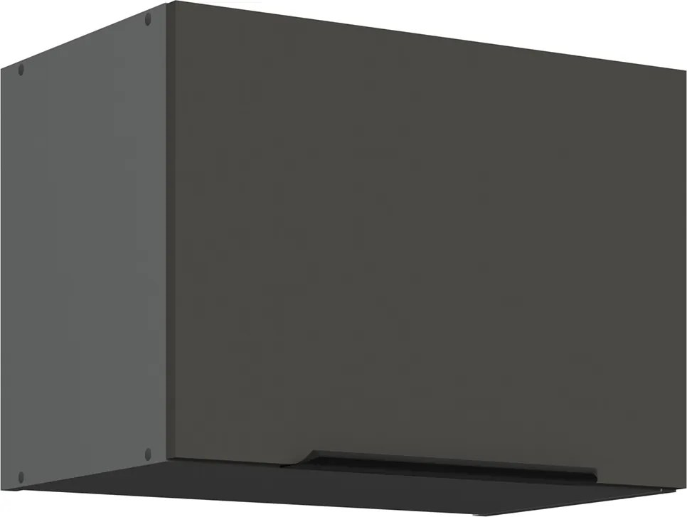 ARIA pi | horní skříňka 50 GU-36 1F výklopná | 50 cm | ANTI FINGERPRINT povrch | antracit/šedá grafit