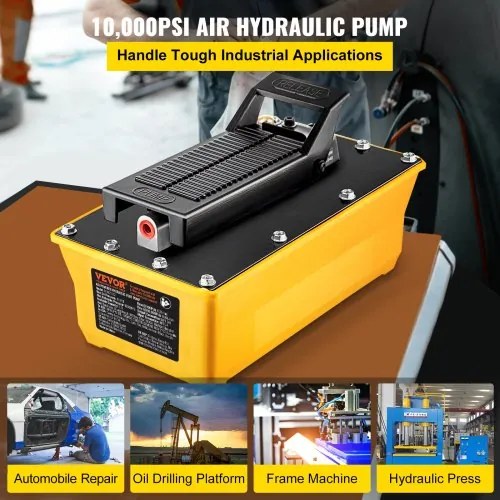 Vzduchové hydraulické čerpadlo, hydraulické nožní čerpadlo 689,5 bar