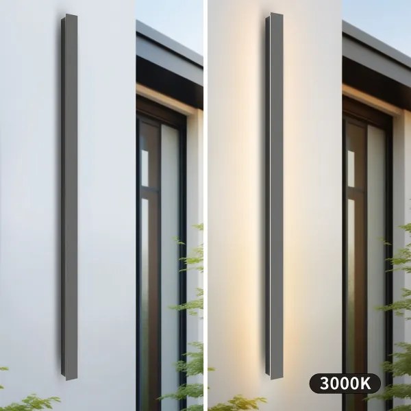 Brilagi - LED Venkovní nástěnné svítidlo LINEAR LED/32W/230V 3000K IP65 antracit