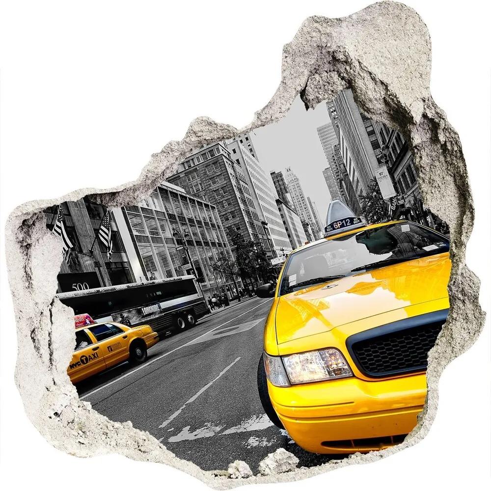 Wallmuralia Foto fotografie díra na zeď Taxi New York 75x75 cm