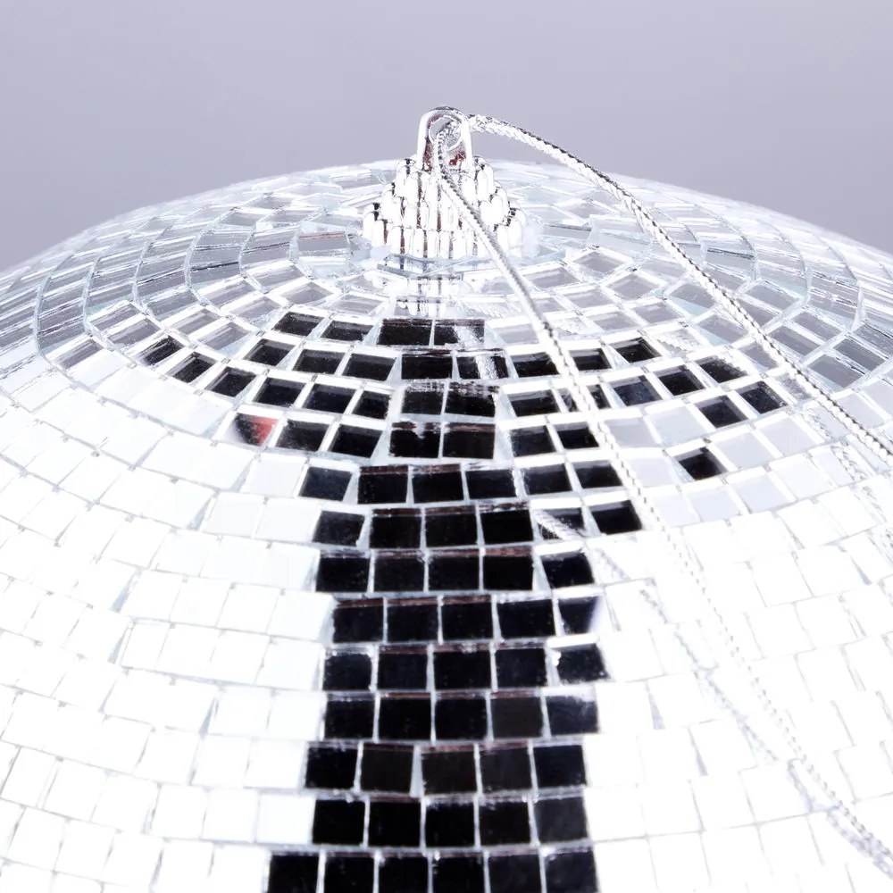 DISCO Koule 20 cm - stříbrná