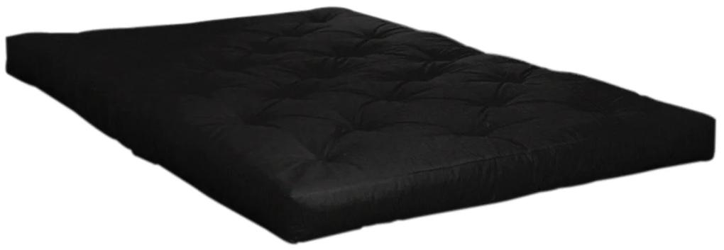 OnaDnes -20% Extra měkká černá futonová matrace Karup Design Double Latex 90 x 200 cm, tl. 18 cm