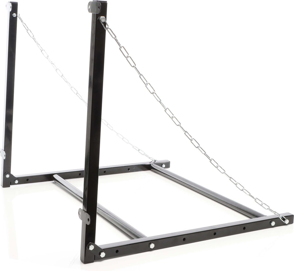 Držák pneumatik Wiltec – 130 kg, černá (51484)