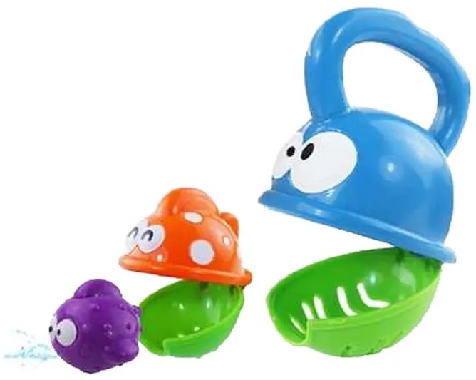 Dětská hračka do koupele Baby Mix papajíci rybka