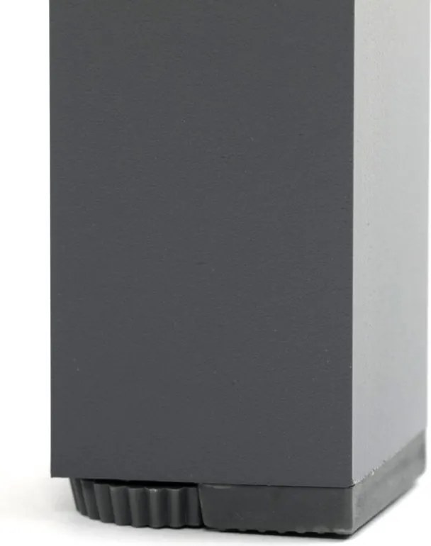 Zahradní stůl 190x90cm AZT-W1408 GREY, hliník, polywood, šedá