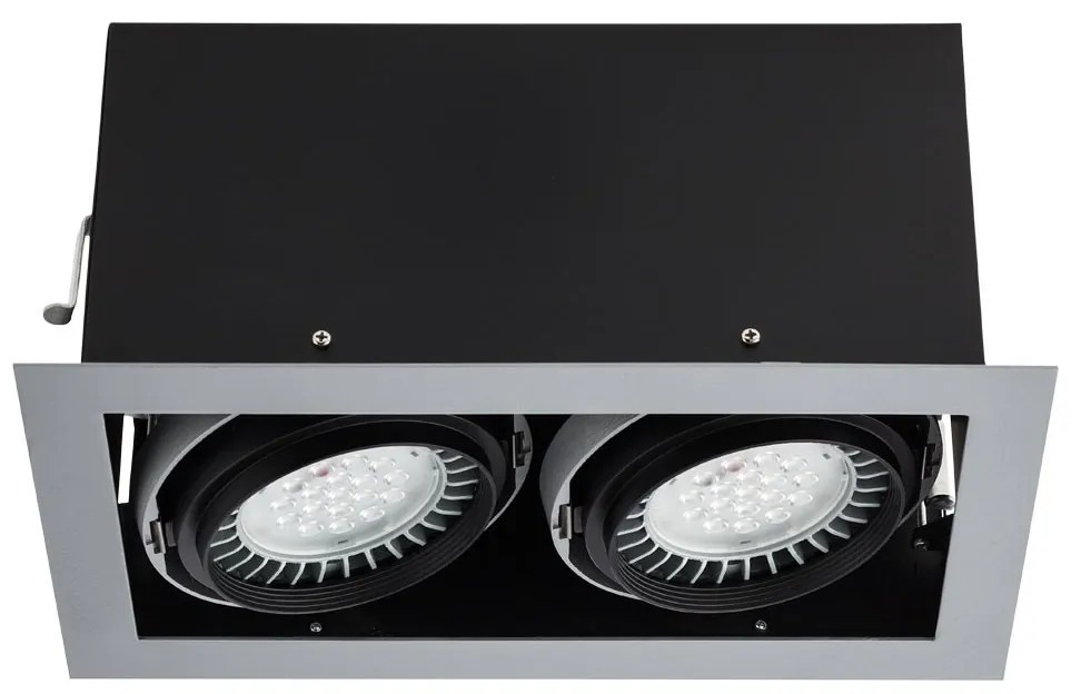 Arelux Zápustné LED svítidlo XCODE LED 4000K CDR03NW40 S s disperzí 40° AL_CDR03NW40 S