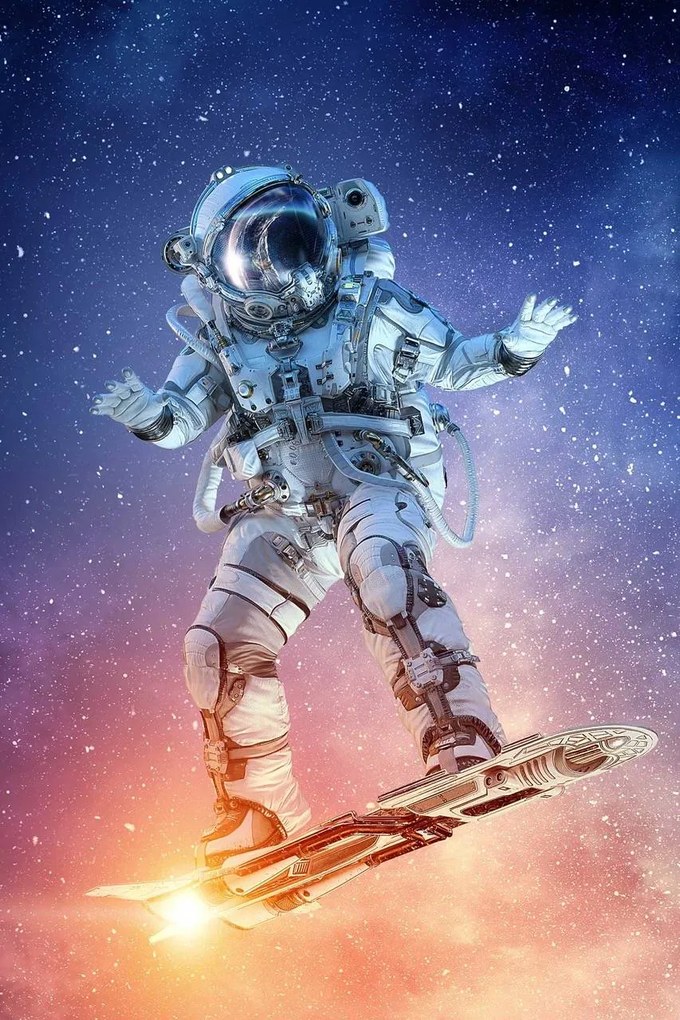 TP Fleecová deka 100x150 - Astronaut