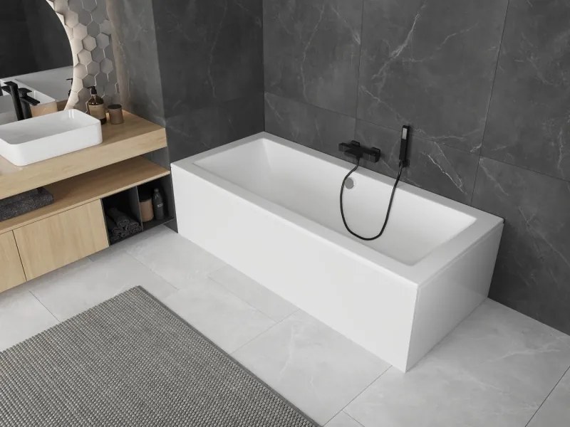 Mexen Cube obdélníková vana 170 x 80 cm s obložením, bílá - 55051708000X
