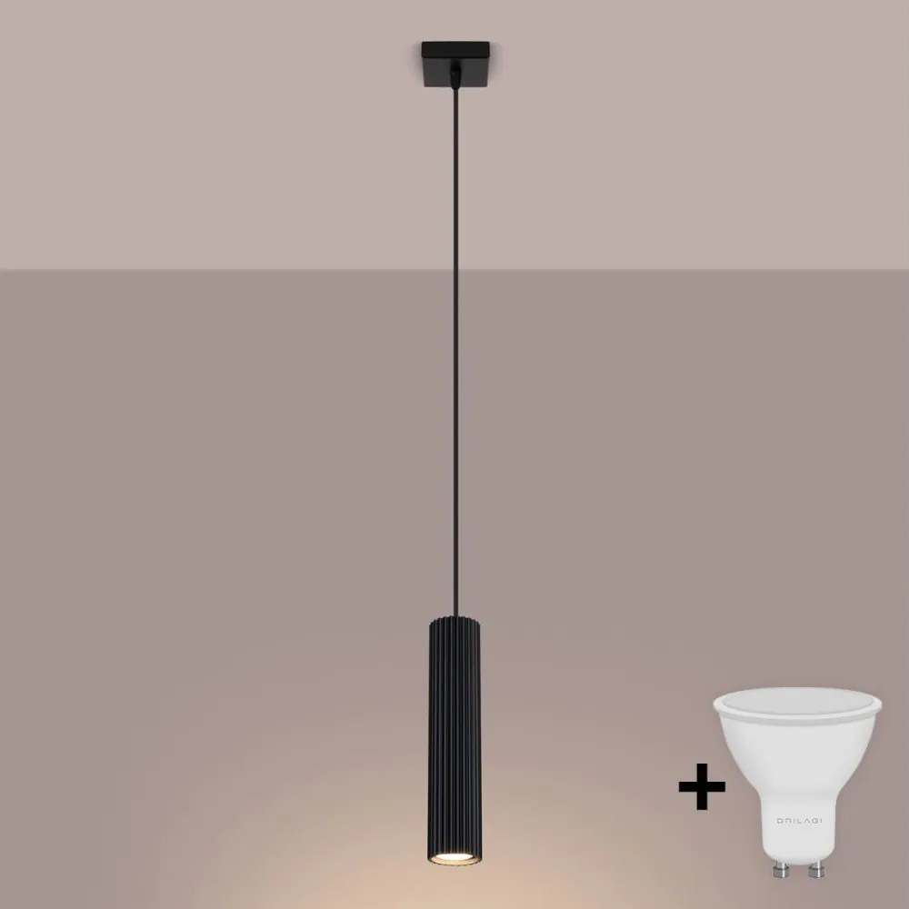 Brilagi - LED Lustr na lanku CRESTO 1xGU10/10W/230V černá