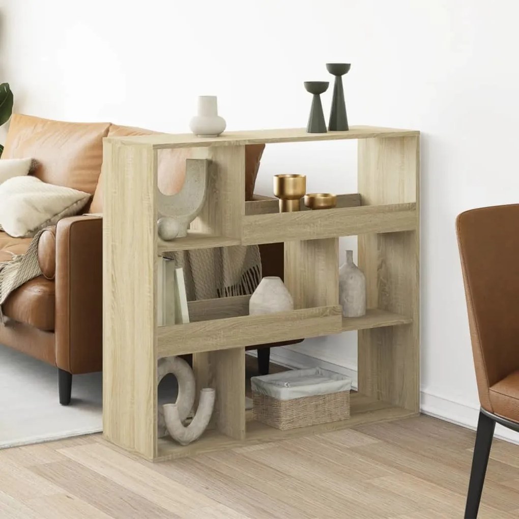 vidaXL Dělící stěna 100 x 33 x 94,5 cm kompozitní dřevo [3309478] Barva: dub sonoma