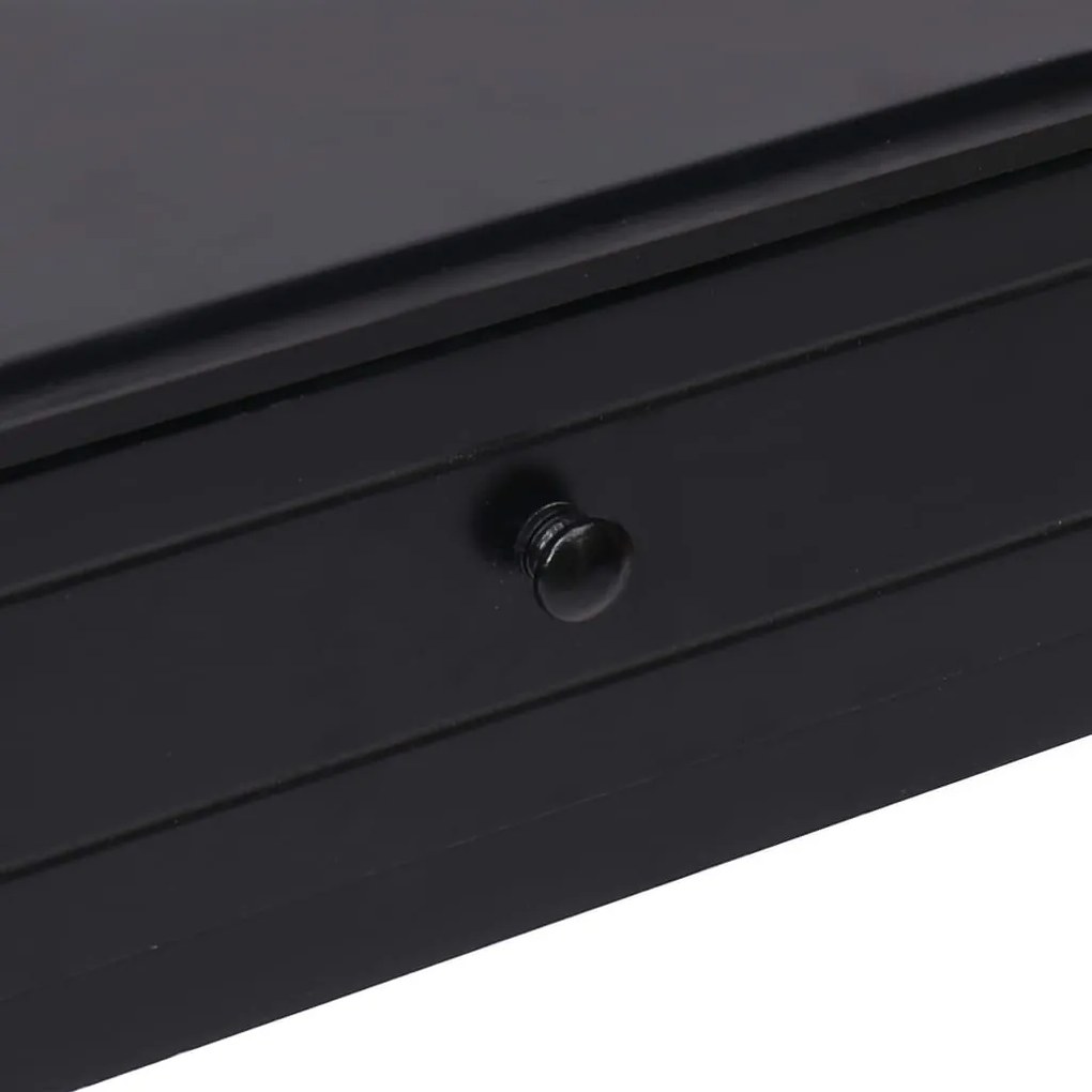 Konzolový stolek Hammond - 90 x 30 x 77 cm | černý