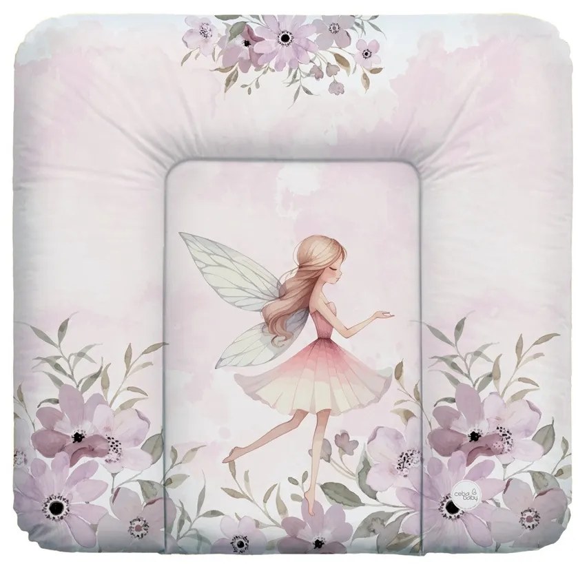 Ceba Podložka přebalovací měkká střední 75 x 72 cm Basic Meadow Fairy