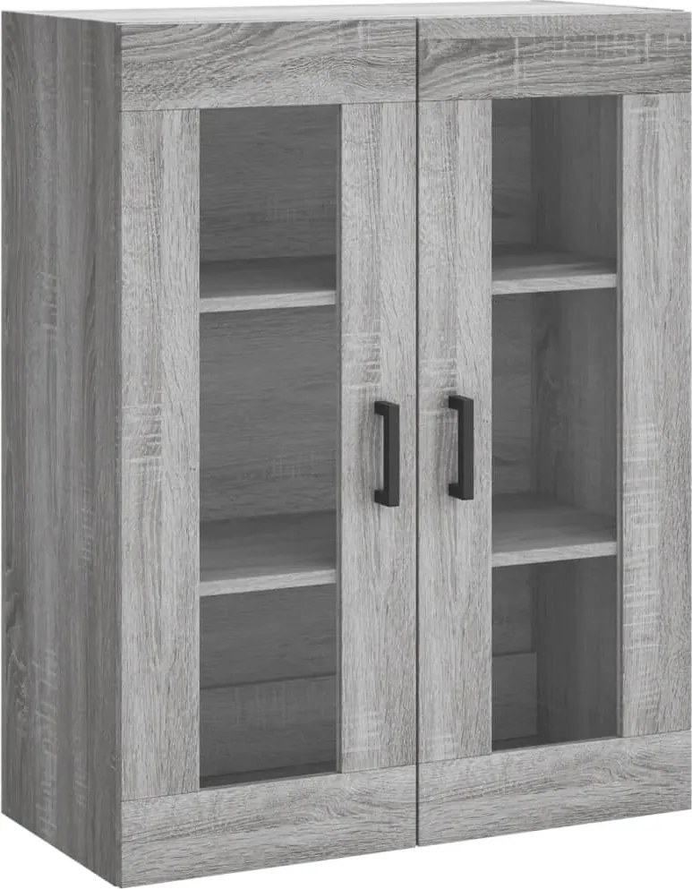 Skříň highboard šedá sonoma 69,5 x 34 x 180 cm kompozitní dřevo 3198343