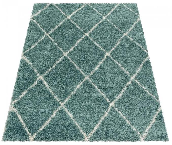 Vopi | Kusový koberec Alvor shaggy 3401 blue - 280 x 370 cm