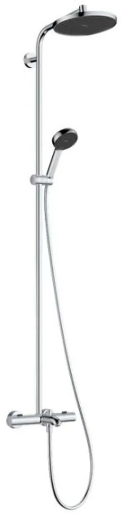 Hansgrohe Activera S - Sprchový set s vanovým termostatem, průměr 24 cm, 2 proudy, EcoSmart, chrom 28871000