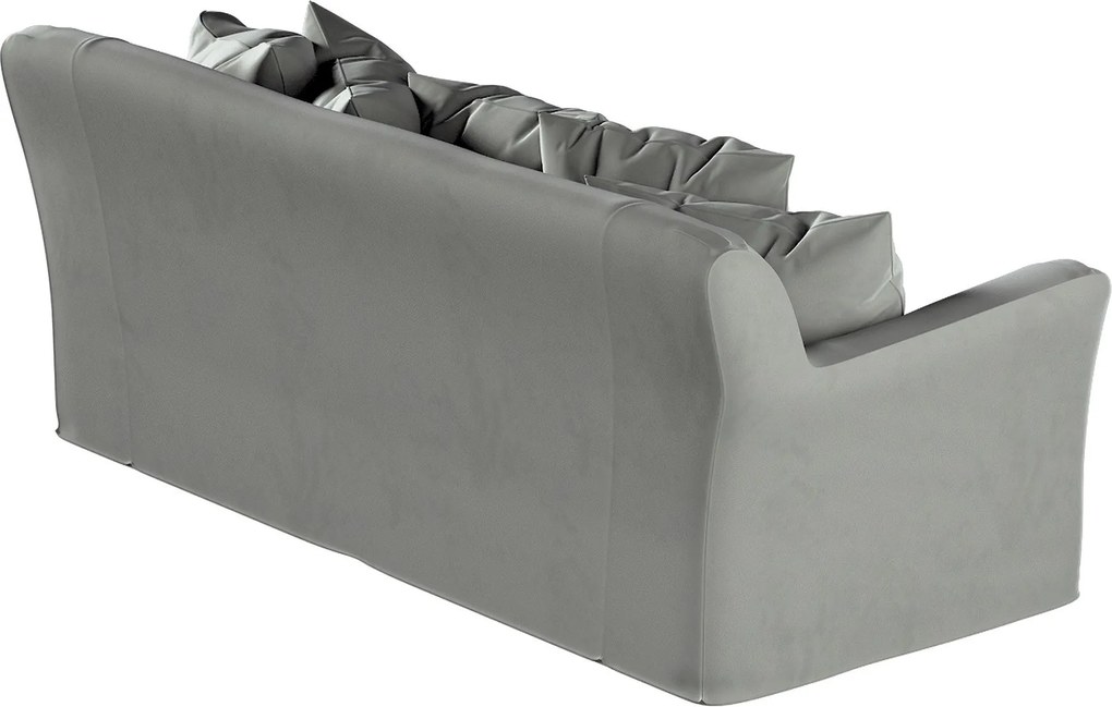 Potah na pohovku IKEA Tomelilla rozkládací barva šedá látka lesklé, sametová