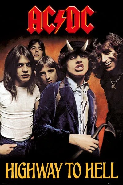 Plakát, Obraz - AC/DC - Highway to Hell, (61 x 91.5 cm)