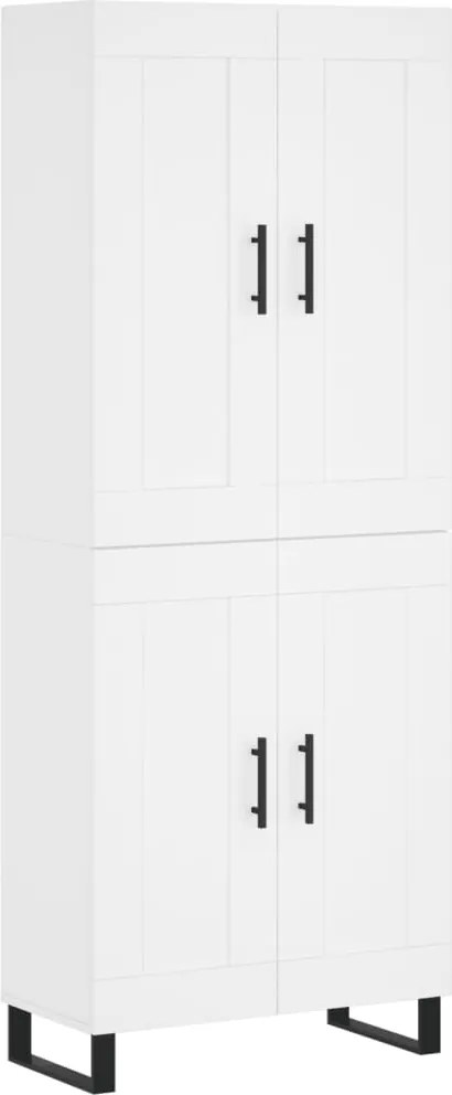 Skříň highboard bílá 69,5 x 34 x 180 cm kompozitní dřevo 3199705
