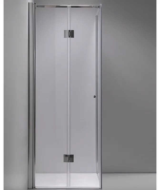 BPS-koupelny Čtvercový sprchový kout HYD-SK1180A 80x80 chrom/transparent - bez vaničky