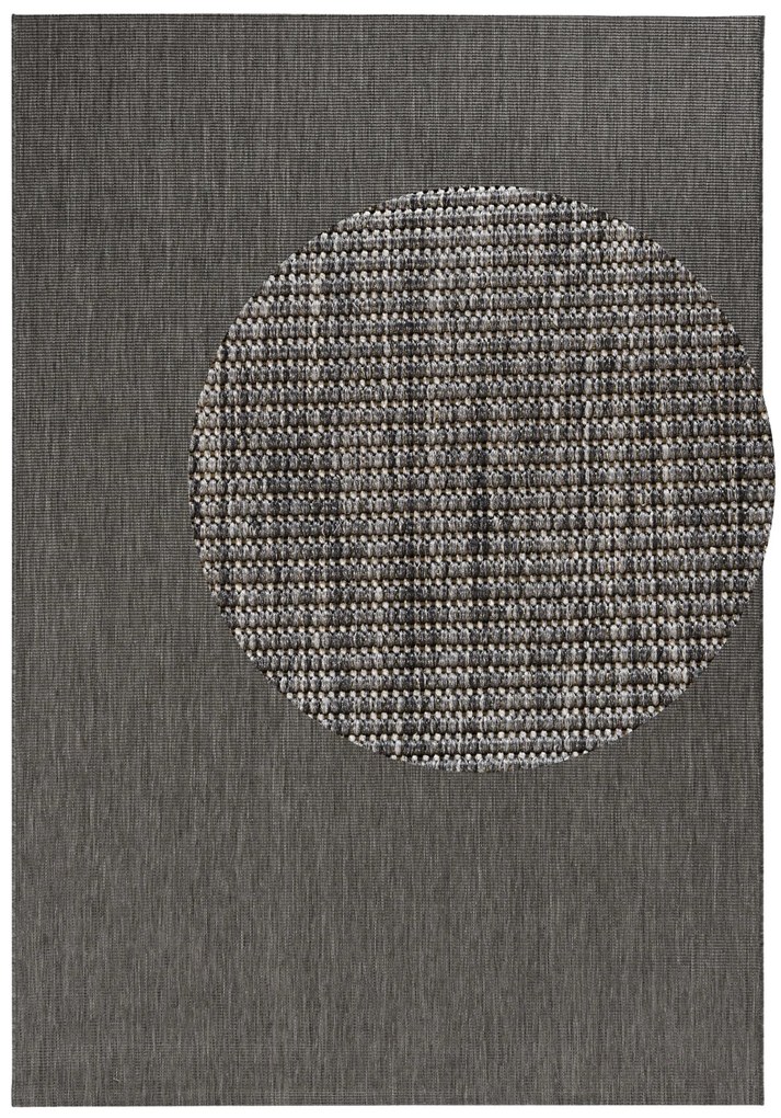 Hanse Home, Kusový koberec Meadow 102729 Anthracite – na ven i na doma, 200x290, šedá, chodba / předsíň