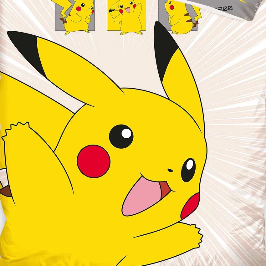 Dětské povlečení Pokémon Pikachu v Akci