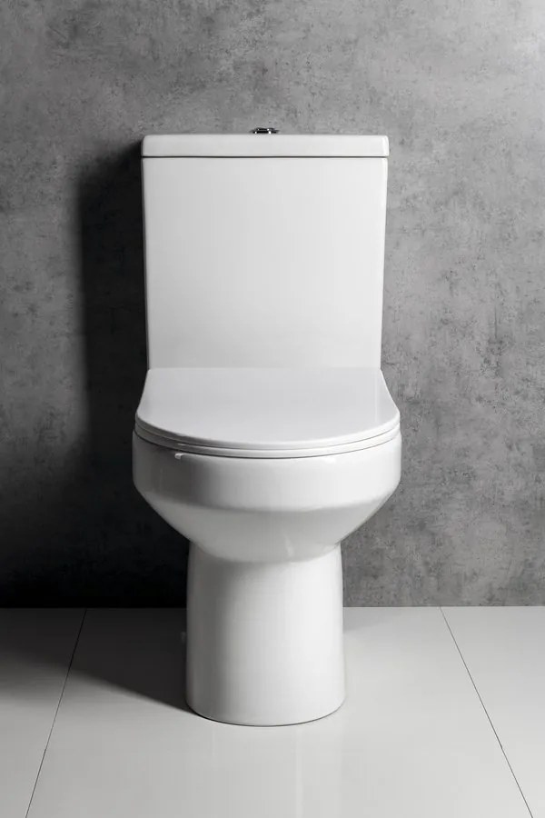 Aqualine VERMET WC kombi mísa, spodní/zadní odpad, bílá VR038