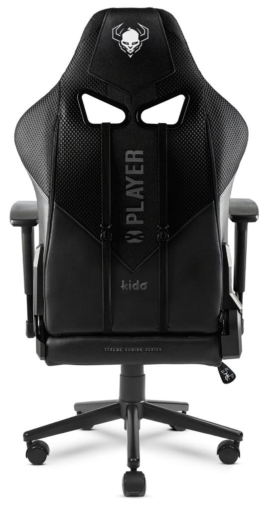 Dětská látková herní židle Kido by Diablo X-Player 2.0: černá