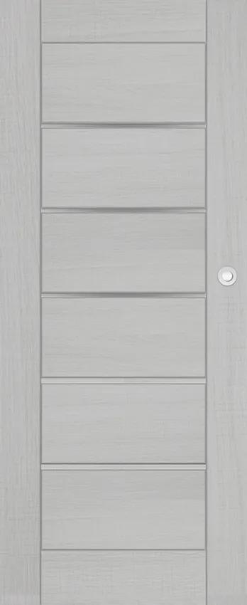 Interiérové dveře vasco doors PRIMO model 4 Průchozí rozměr: 70 x 197 cm, Orientace dveří: Levé dveře, Dekor: Bílá